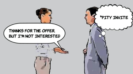 How to Respond to A Pity Invite (10 Best Responses) - Correctley