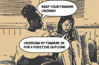 20 of the Best Replies to "Keep Your Fingers Crossed"