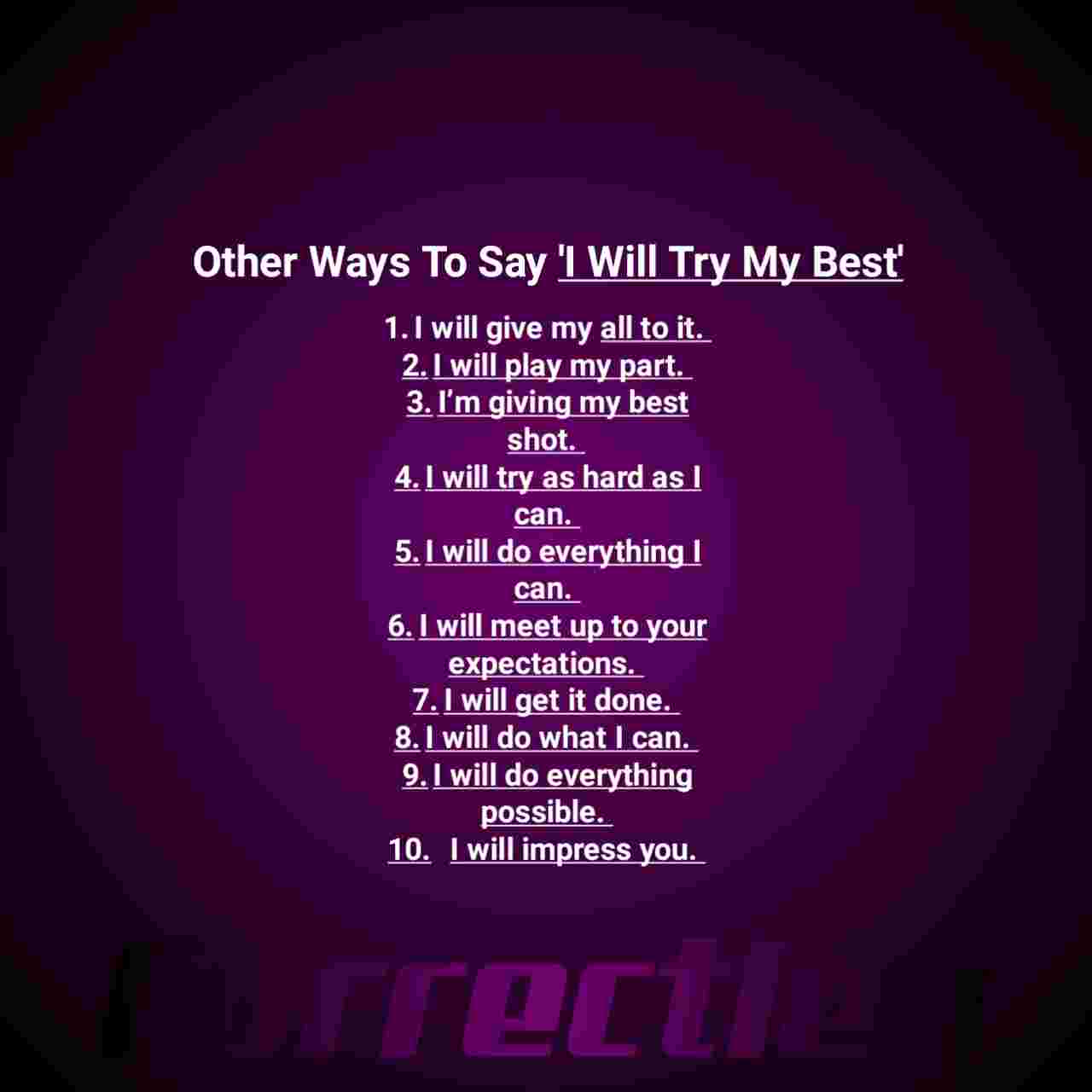 16 Other Ways To Say I Will Try My Best 16 Other Ways To Say I Will Try My Best