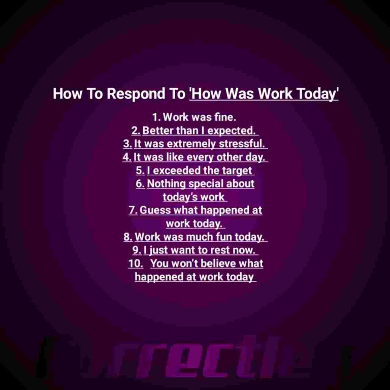 20 of the Best Responses to "How Was Work Today?"