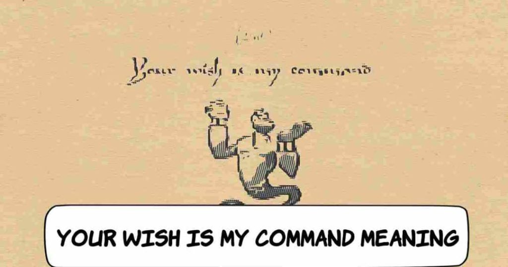 Your Wish is My Command | Meaning